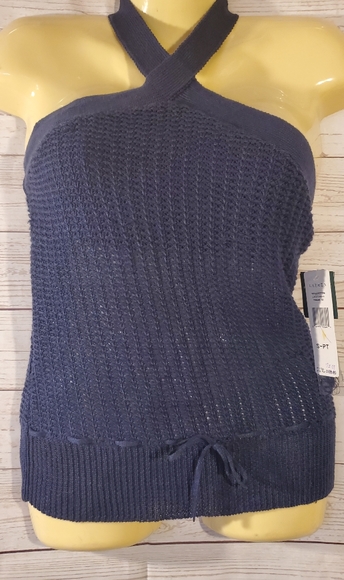 Ralph Lauren | Tops | Nwt Ralph Lauren Navy Blue Halter Top | Poshmark